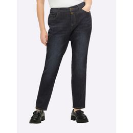 sheego Jeans Damen Gr&ouml;&szlig;e 41/42 dunkelblau