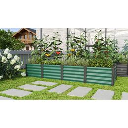 Vitavia Hochbeet 'Linus In & Out 401 L' 245 x 40 x 65 cm gr&uuml;n
