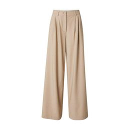 Y.A.S YAS Bundfaltenhose 'YASLIGGA' Damen Gr&ouml;&szlig;e 34 dunkelbeige