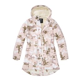 Brandit Parka 'Marsh Lake' Damen Gr&ouml;&szlig;e 5XL oliv / hellpink / wei&szlig;