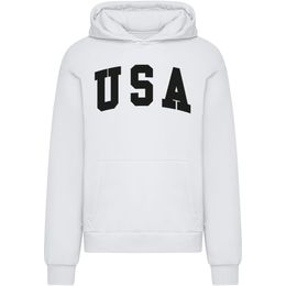 Mister Tee Sweatshirt 'USA' Herren Gr&ouml;&szlig;e L schwarz / wei&szlig;