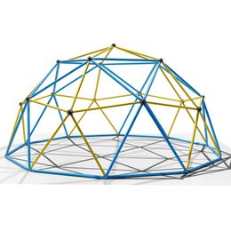 Kletterger&uuml;st 305x305x155cm DomeClimber Kinder Kletterkuppel Geodome 10FT - blau/gelb