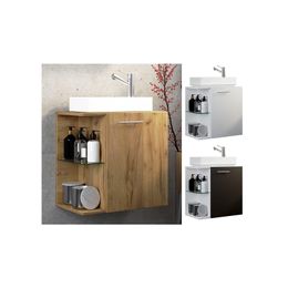 Vcm 2-tlg Set Waschplatz f&uuml;r G&auml;ste WC G&auml;stebad Waschtisch Toilette Badezimmer Set &ndash; Hausa