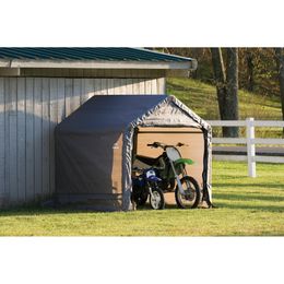 ShelterLogic Zeltgarage 'Shed-in-a-Box' Polyethylen grau 180 x 180 x 180 cm