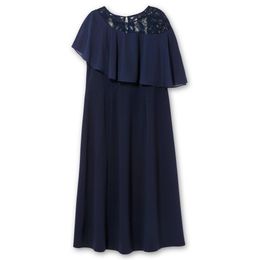 sheego Abendkleid Damen Gr&ouml;&szlig;e 40 marine Winterkleid