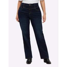 sheego Jeans Damen Gr&ouml;&szlig;e 35/36 dunkelblau