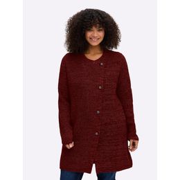 sheego Knit Cardigan female Red size 52/54