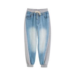 Desigual Hose Damen Gr&ouml;&szlig;e 42 blue denim / graumeliert