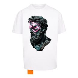 Forgotten Faces T-Shirt 'Relict Of Time' Herren Gr&ouml;&szlig;e XL orange / hellpink / schwarz / wei&szlig;