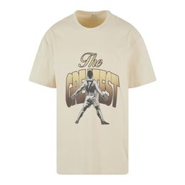 MT Upscale T-Shirt 'Greatest' Herren Gr&ouml;&szlig;e L sand / schoko / dunkelgrau