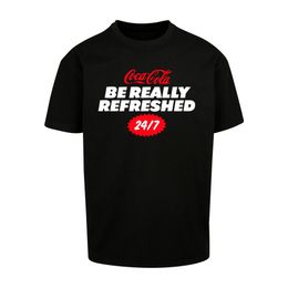 Merchcode T-Shirt 'Coca Cola Refreshed' Herren Gr&ouml;&szlig;e XS rot / schwarz / wei&szlig;