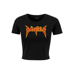 Mister Tee T-Shirt 'Badgirls' Damen Gr&ouml;&szlig;e XXL gelb / hummer / schwarz