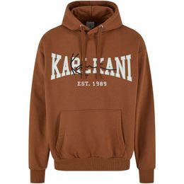 Karl Kani Sweatjacke Herren Gr&ouml;&szlig;e XXS braun / wei&szlig;