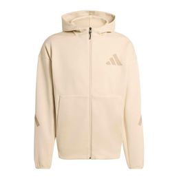 adidas Sportswear Sportsweatjacke 'Z.N.E.' Herren Gr&ouml;&szlig;e M beige / sand