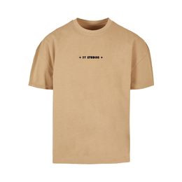 2y Studios T-Shirt 'Creator' Herren Gr&ouml;&szlig;e M camel / schwarz