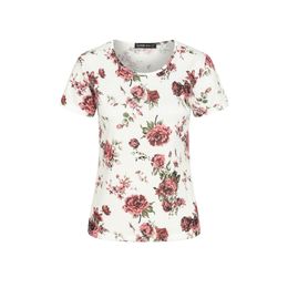 Cloud5ive T-Shirt Damen Gr&ouml;&szlig;e S oliv / rosa / merlot / wei&szlig;