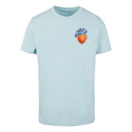 Mister Tee T-Shirt 'It's The Season' Herren Gr&ouml;&szlig;e 5XL blau / pastellblau / orange