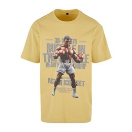 MT Upscale T-Shirt 'Rumble' Herren Gr&ouml;&szlig;e L dunkelbraun / gelb / grau / schwarz