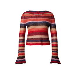 Staud Pullover 'PARKER' Damen Gr&ouml;&szlig;e L marine / rot / bordeaux / schwarz