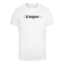 Mister Tee T-Shirt 'La Compton' Herren Gr&ouml;&szlig;e M helllila / schwarz / wei&szlig;
