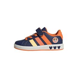 adidas Sportswear Sneaker 'Adidas x Disney Grand Court Mickey' Jungen Gr&ouml;&szlig;e 28.5 navy / hellgelb / orange / koralle