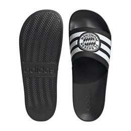 adidas Sportswear Pantolette 'ADILETTE SHOWER Bayern Munich' Herren Gr&ouml;&szlig;e 46 schwarz / wei&szlig;