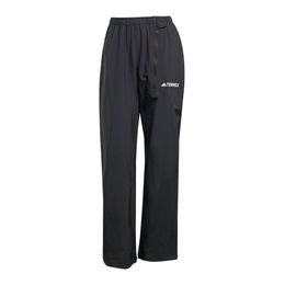 adidas terrex Outdoor Pants 'Multi Climaproof Two-Layer Rain' female size 5XL/6XL Black / White