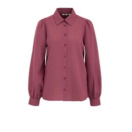 WE Fashion Bluse Damen Gr&ouml;&szlig;e S altrosa / dunkelpink