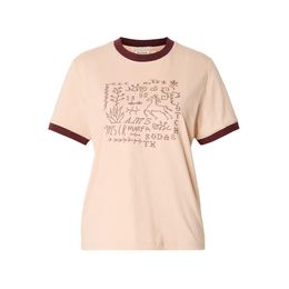 Scotch & Soda Scotch & Soda T-Shirt Damen Gr&ouml;&szlig;e XL pastellorange / bordeaux