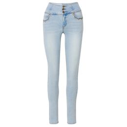 Koroshi Jeans Damen Gr&ouml;&szlig;e 25/26 blue denim