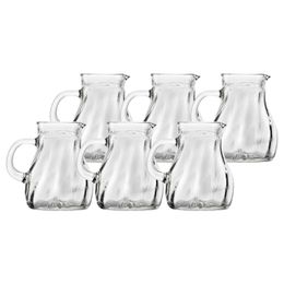 ST&Ouml;LZLE Wasserkrug "Krug Salzburg 0,5 l 6er Set transparent", bunt, Karaffen