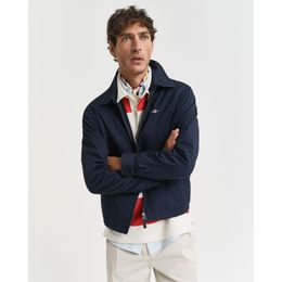 Gant Herren Kurzjacke "COTTON WINDCHEATER JACKET", blau, Gr. L, Twill, Obermaterial: 100% Baumwolle. Futter: 100% Baumwolle. &Auml;rmelfutter: 100%