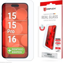 Displex Displayschutzglas "Real Glass Screen Protection", B:9cm H:1,3cm T:19,8mm, transparent, Displayfolien, Displayschutzfolie, Schutzfolie,