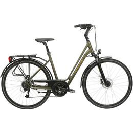 KROSS Cityrad "Sentio 4.0", 51cm, 28 Zoll (71,12cm) hinten: 28 Zoll (71,12cm), braun, Fahrr&auml;der