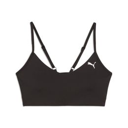 Puma Damen Sport-BH "MOVE BRA", Gr. XS, schwarz, Interlock, Obermaterial: 77% Polyester, 23% Elasthan, BHs, f&uuml;r Fitness und Studiokurse, DryCELL