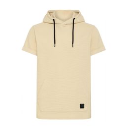 INDICODE Herren Kurzarmpullover "Kurzarmpullover IDNils", beige, Gr. L, unifarben, Web, Obermaterial: 55% Baumwolle CO. 45% Polyester PES., Pullover