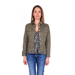 Damen Jeansjacke, grau, Gr. L, Le Temps Des Cerises, unifarben, 98% Baumwolle, 2% Elasthan, Jacken, in tollem Design