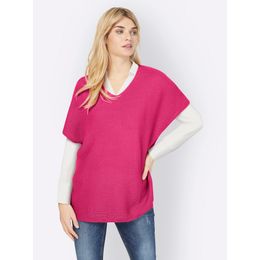 Heine Damen Pullunder "Pullunder", pink, Gr. 34, unifarben, 100% Polyacryl, Pullover
