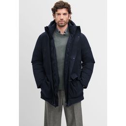 Cinque Herren Wintermantel "CIRESISTOR", blau, Gr. XL, unifarben, Web, Obermaterial: 100% Polyester, M&auml;ntel, Kapuze, regular fit, wattiert