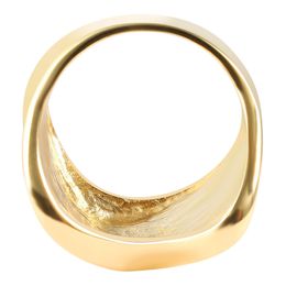 Adelia&acute;s ADELIA ́S Damen Fingerring "Damen Ring aus Edelstahl", 54, Edelstahlgold, Edelstahl, Fingerringe, Ideal als Geschenk f&uuml;r besondere Anl&auml;sse
