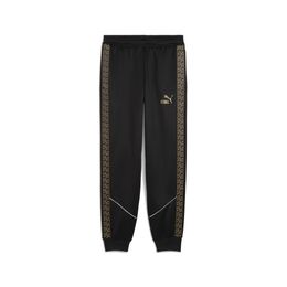 Puma Sporthose "KING Anthem Fu&szlig;ballhose Herren"schwarz gold, Gr. XL, unifarben, Obermaterial: 63% Polyester, 37% Baumwolle; Taschenfutter: 100%