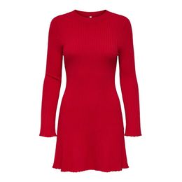 Only Knitted dress female Red size XS