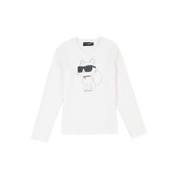 K by KARL LAGERFELD Karl Lagerfeld Shirt M&auml;dchen Gr&ouml;&szlig;e 176 gold / dunkelgrau / schwarz / wei&szlig;