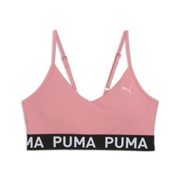 Puma Damen Sport-BH "MOVE Puma STRONG BH Damen", Gr. Mwild pink, Obermaterial: 85% Polyester, 15% Elasthan; Futter Vorderteil: 94% Polyester, 6%