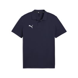 Puma Herren Poloshirt "TEAMGOAL CASUALS POLO", blau, Gr. M, unifarben, Piqu&eacute;, Obermaterial: 100% Baumwolle, Shirts, Regular fit Passform,