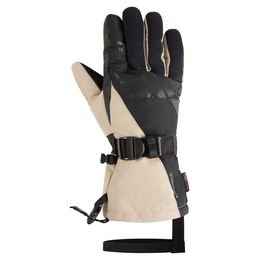 Ziener Herren Skihandschuhe "GHALION-Z AQUASHIELD"schwarz.sandstone, Gr. 9,5, Kunstfaser, Handschuhe, wasserdicht, winddicht, atmungsaktiv, warmes