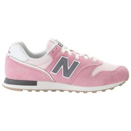 New Balance Damen Sneaker "373", Gr. 42,5pink taffy, rose sugar, castlerock, Leder, Textil, mehrfarbig, Schuhe