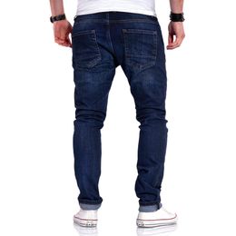Rello & Reese RELLO & REESE Damen Slim-fit-Jeans, blau, Gr. 29, 97% Baumwolle, 3% Elasthan, Jeans, mit schmalem Bein