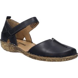 Josef Seibel Damen Sandale "Rosalie 42, schwarz", Gr. 36, schwarz, Obermaterial: 100% Rindsleder Leather cow., Schuhe