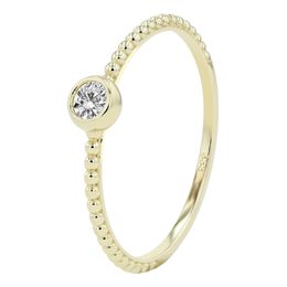 Adelia&acute;s ADELIA ́S Fingerring "Damen Ring aus 333 Gold mit Zirkonia", 60gold, Fingerringe, Perfekt zum Verschenken an besondere Menschen